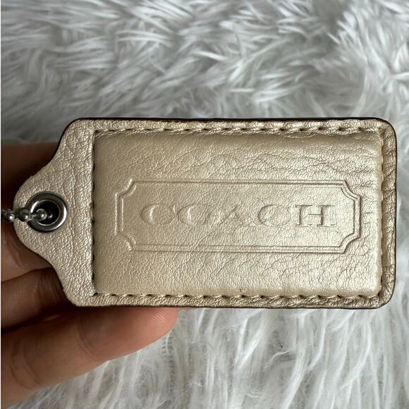 Coach | Bags | Coach Champagne Beige Replacement Hang Tag Bag Charm ...